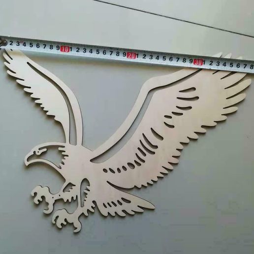 🦅 laser cut and 3d print eagle・ 3D File for ・Cults