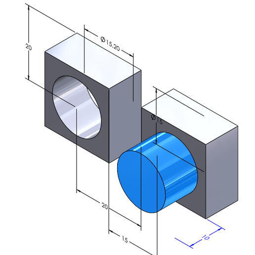 🧞‍♂️ Circular Fit Test・ 3MF File for 3D printing・Cults