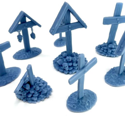 Grave Markers of the Pious・ 3D File for 3D printing・Cults