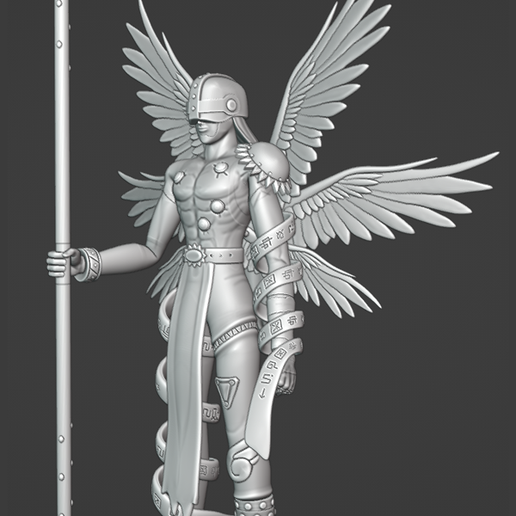 🐉 Angemon Digimon Adventure・ STL File for 3D printing・Cults