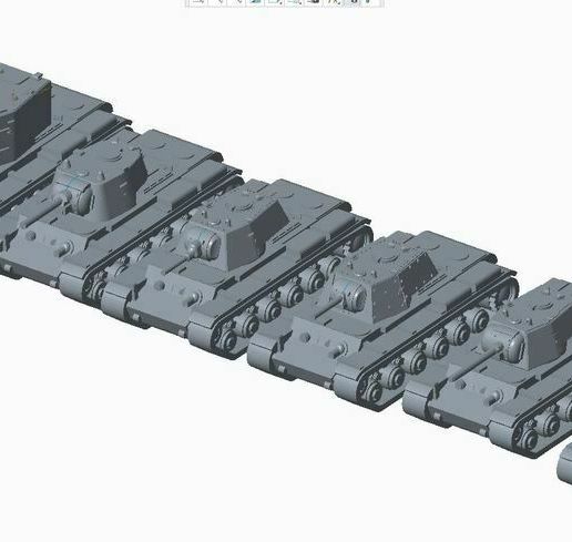🪖 (OUTDATED) KV Tank Expansion Pack (OUTDATED)・Free 3D File for ・Cults
