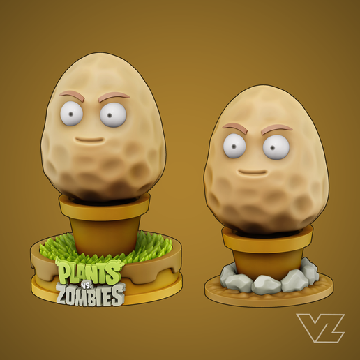 🔩 Wall Nut - Plants vs Zombies・ 3D File for 3D printing・Cults