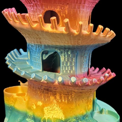 🎲 RICKETY DICE TOWER・Free STL File for 3D printing・Cults