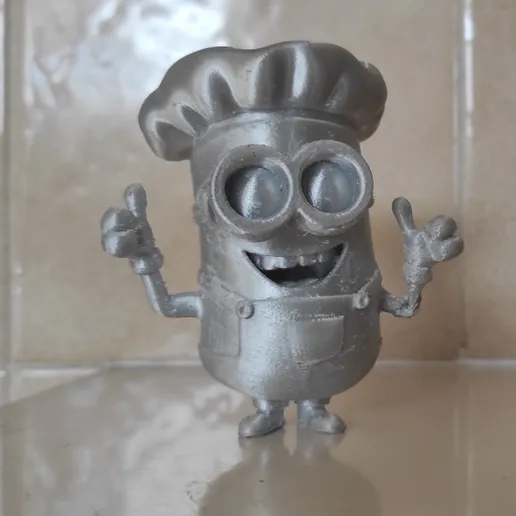 Chef Minion | 5-Color Pause Print (AMS & STL) 🧑‍🍳・Free STL File for 3D ...