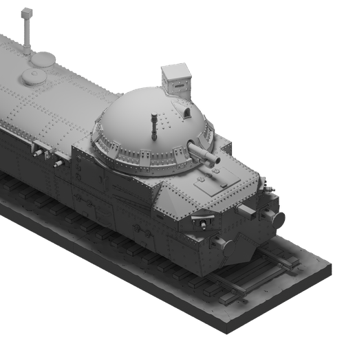 🚆 Zaamurets Armored Train 1:35・ STL File for 3D printing・Cults
