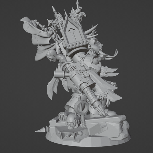 🌩️ Luthul Khor - Night Lords Chaos Lord Terminator with dual lightning ...