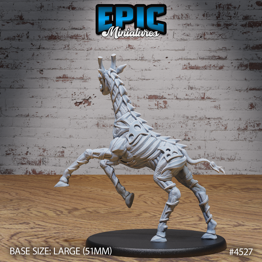 🦒 Giraffe Exo Skeleton Run ‧ DnD Miniature ‧ Tabletop Miniatures ...