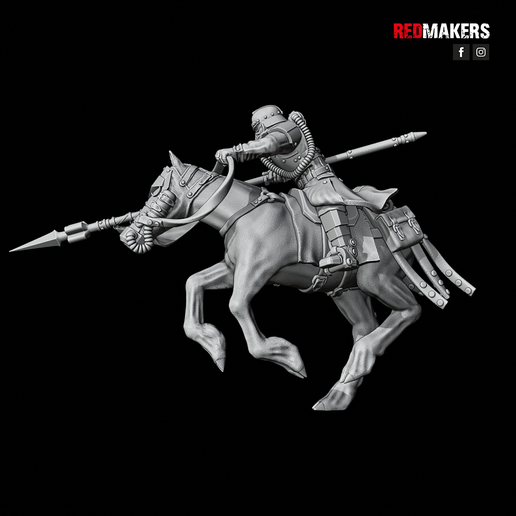 🐎 Death Division - Cavalry of the Imperial Force. Dynamic poses.・ 3D ...