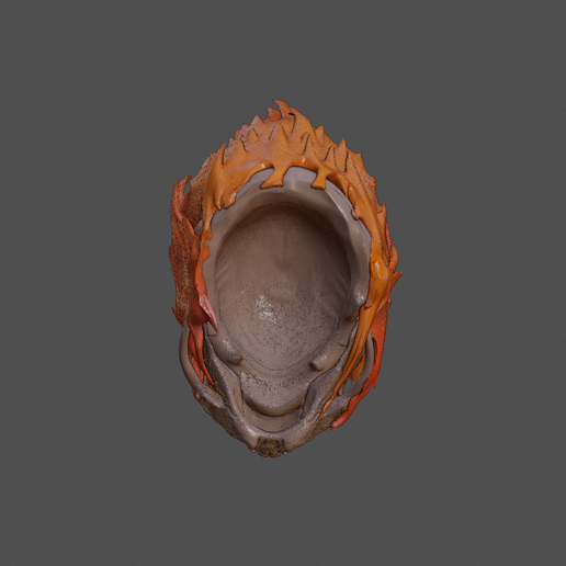 👻 Ghost Rider Head・ STL File for 3D printing・Cults
