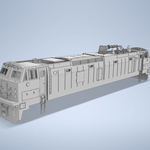 🇺🇸 HO Scale BMLP E60C-2 EA039・ STL File for 3D printing・Cults