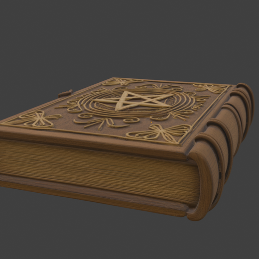 🧙‍♀️ Witch Spell Book・ STL File for 3D printing・Cults