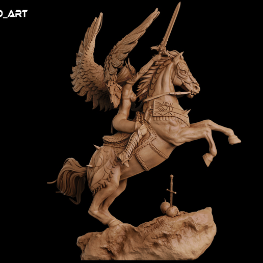 🐎 Valkyrie 3D Print・ STL File for ・Cults