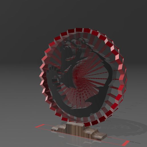 🐻 Bear Ready to Pounce - Suspended - 2D- Thread Art STL・ STL File for ...
