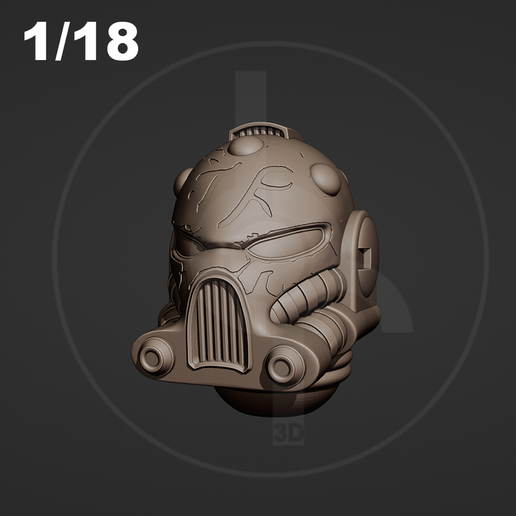 🪖 1/18 Scale Talos helmet MK5 for JoyToy・ 3D File for 3D printing・Cults