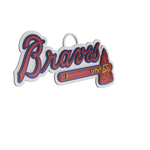 ⚾ ATLANTA BRAVES CHAIN・ STL File for 3D printing・Cults