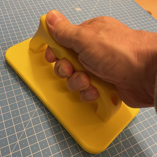 Archivo 3MF Push block 200 mm x 100 mm with Rubber 💯 ・Diseño de ...