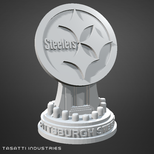 🏆 NFL Pittsburgh Steelers Logo Trophy・ STL File for 3D printing・Cults