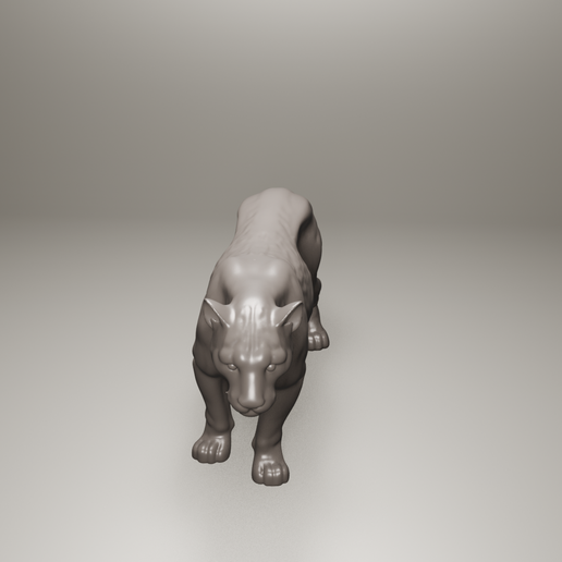 🐆 Leopard 3D Model STL - Realistic Full-Body Wild Animal for 3D ...