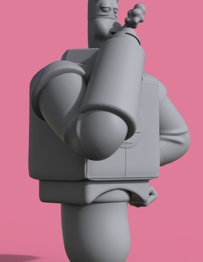 👾 DRIX FROM "OZZY AND DRIX" (PARTS AND COMPLETE)・ STL File for 3D ...