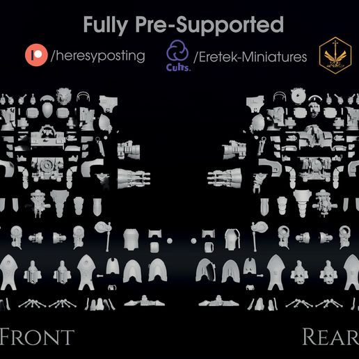 🔥 Terminatus Inferno - Sinister Giant Warhamachine・ 3D File for ・Cults