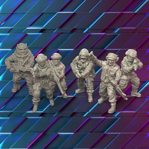 ⭐ star wars legion rebel pathfinders・ STL File for 3D printing・Cults