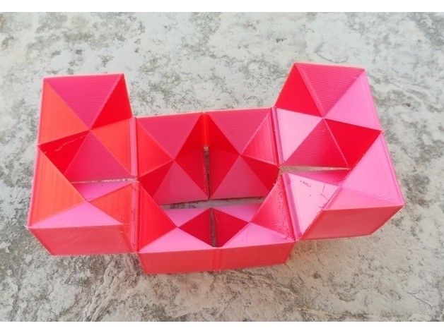 Free STL file Twin Spiky Stellated Dodecahedron, Infinity Cube, Magic Cube, Flexible Cube ...