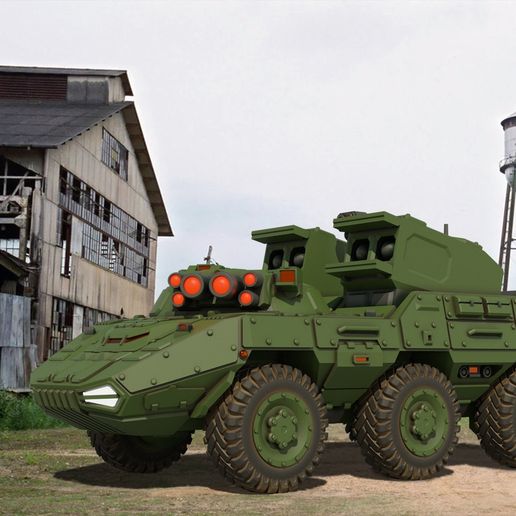 🪖 American Mecha Schiltron OmniTank・ 3D File for ・Cults