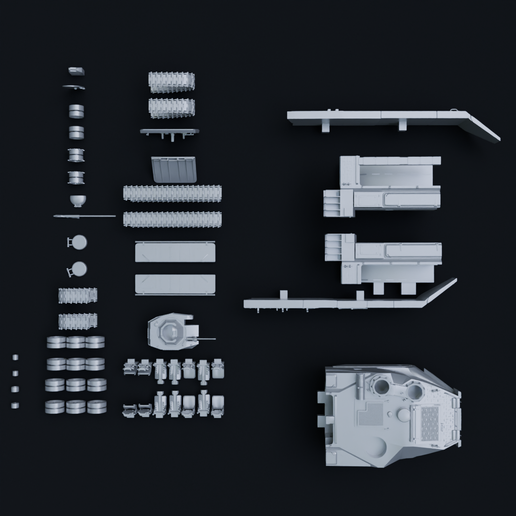 🐆 USMC AAV SU APC・ 3D File for 3D printing・Cults