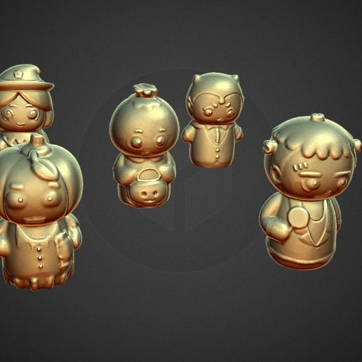 Archivo STL Finger Puppets Halloween 🎃 (OBJ)・Modelo para descargar y ...