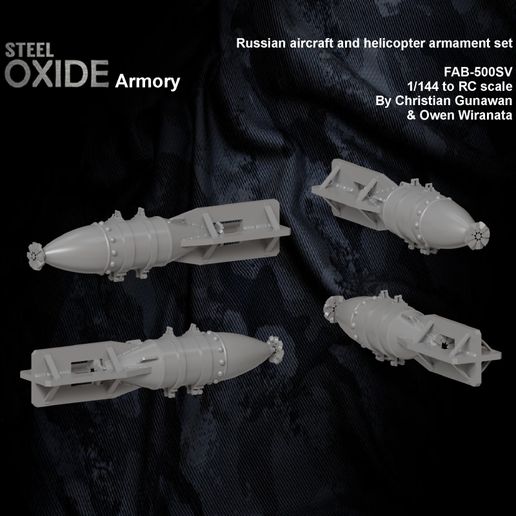 STL file Russian FAB-500SV aerial bomb 💣 (3MF)・3D printable design to ...