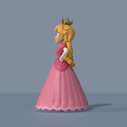 👸 Princess Peach・ STL File for 3D printing・Cults