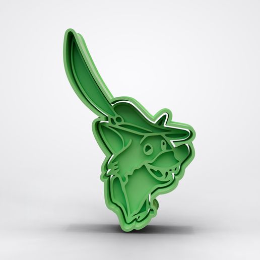 STL file Robin Hood cookie cutter from Disney movie Robin Hood 🍪 ・3D ...