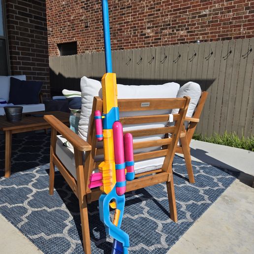 3D printer Pool Party Caitlyn Rifle 3D Print File Cosplay • made with ...
