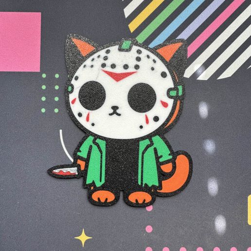 🎃 Jason Kitty・Free 3MF File for 3D printing・Cults