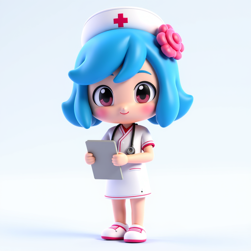 👽 nurse figure・Free 3D File for 3D printing・Cults