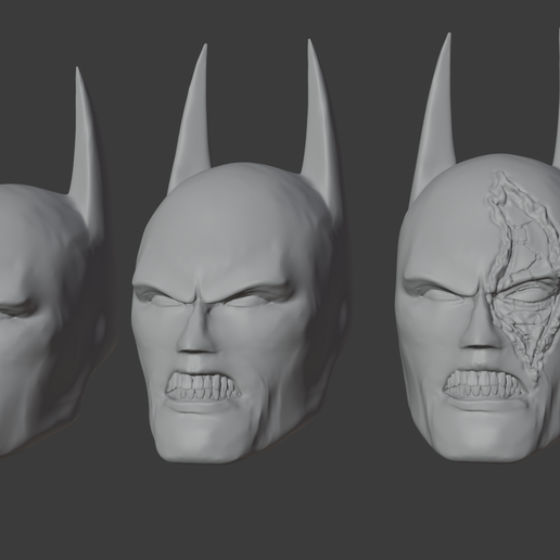 Archivo STL gratis 1/12 batman beyond head 👾 ・Plan de la impresora 3D ...