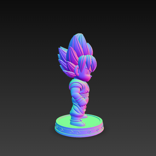 👾 Goku・ STL File for 3D printing・Cults