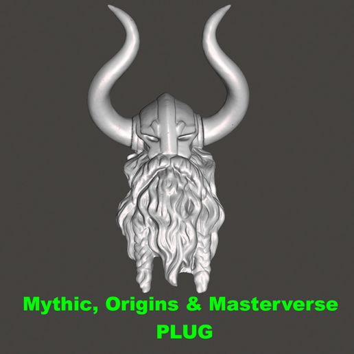 👾 VIKING 2 MYTHIC L HEAD・ 3D File for 3D printing・Cults