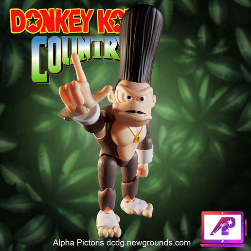 ♌ Bluster Kong and Leo Luster from Donkey Kong Animation・ 3D File for ...