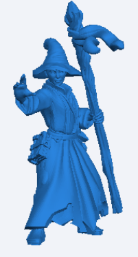 ♀️ Human Female Wizard 2・ STL File for 3D printing・Cults