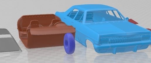 🚗 Opel Diplomat A 1964 Printable Car・ 3D File for 3D printing・Cults