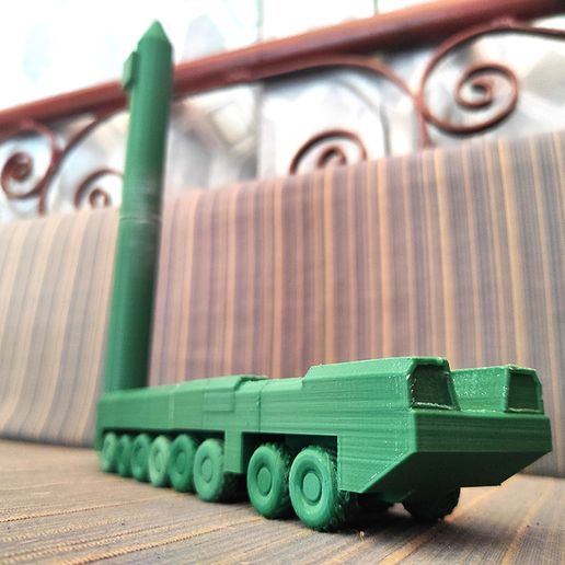🇷🇺 TOPOL-M (RUSSIAN ICBM)・ STL File for ・Cults