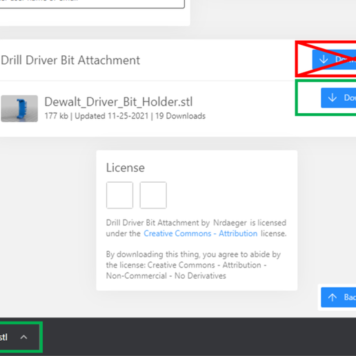 🪛 Drill Driver Bit Attachment・Free 3D File for ・Cults