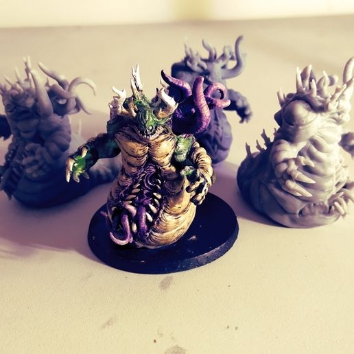 👹 Entropy beast. Pre-supported・ 3D File for 3D printing・Cults