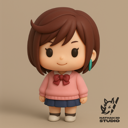 🐉 Momo Ayase Chibi・Archivo STL para Impresión 3D・Cults