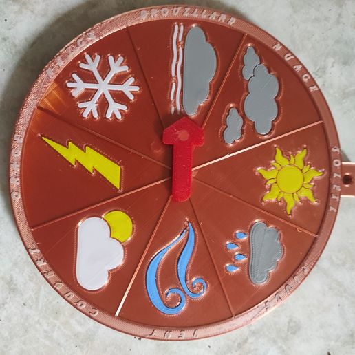 3MF file weather clock 🕰️ ・3D printer design to download・Cults