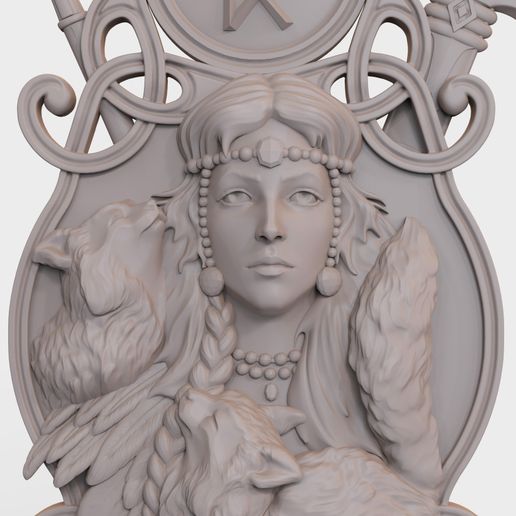 🗿 3D model STL Freya panel・ STL File for 3D printing and CNC machining ...