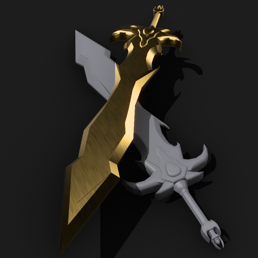 STL file FrostBite Fantasy Sword ( 1/1 Size ) 🗡️ ・3D print design to ...