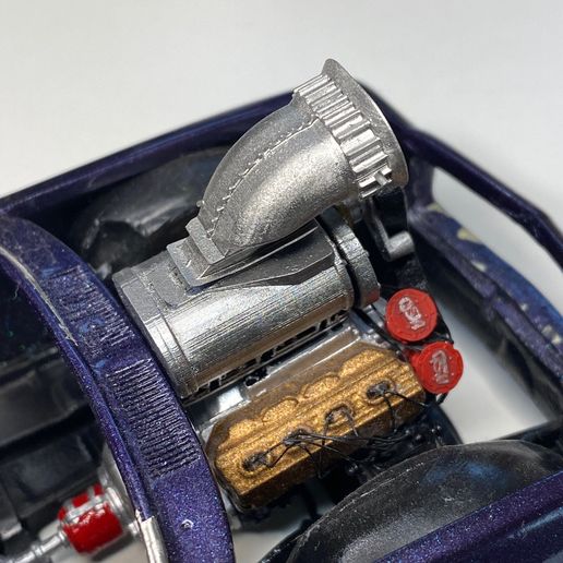 🏎️ MSD Twin Magneto & Accessories Hemi Drag・3D Print・Cults