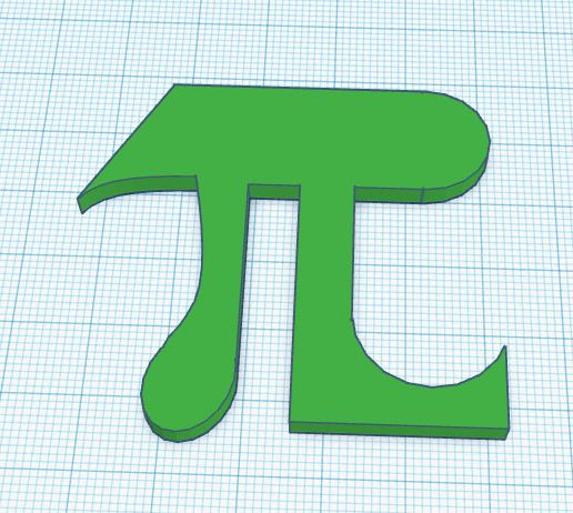 Free STL file Sign Pi π 🗿 ・3D printable model to download・Cults